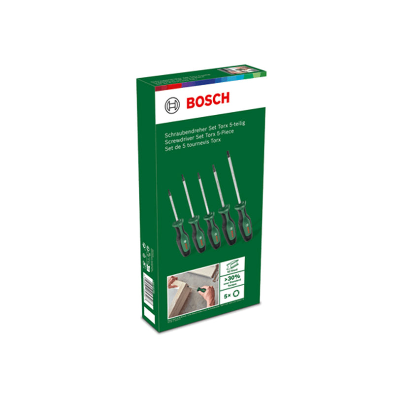 Buy Bosch Screwdriver Set TX 5 Pcs 1600A02BX6 | Available In Lion Tools Mart | Lion Tools Mart
