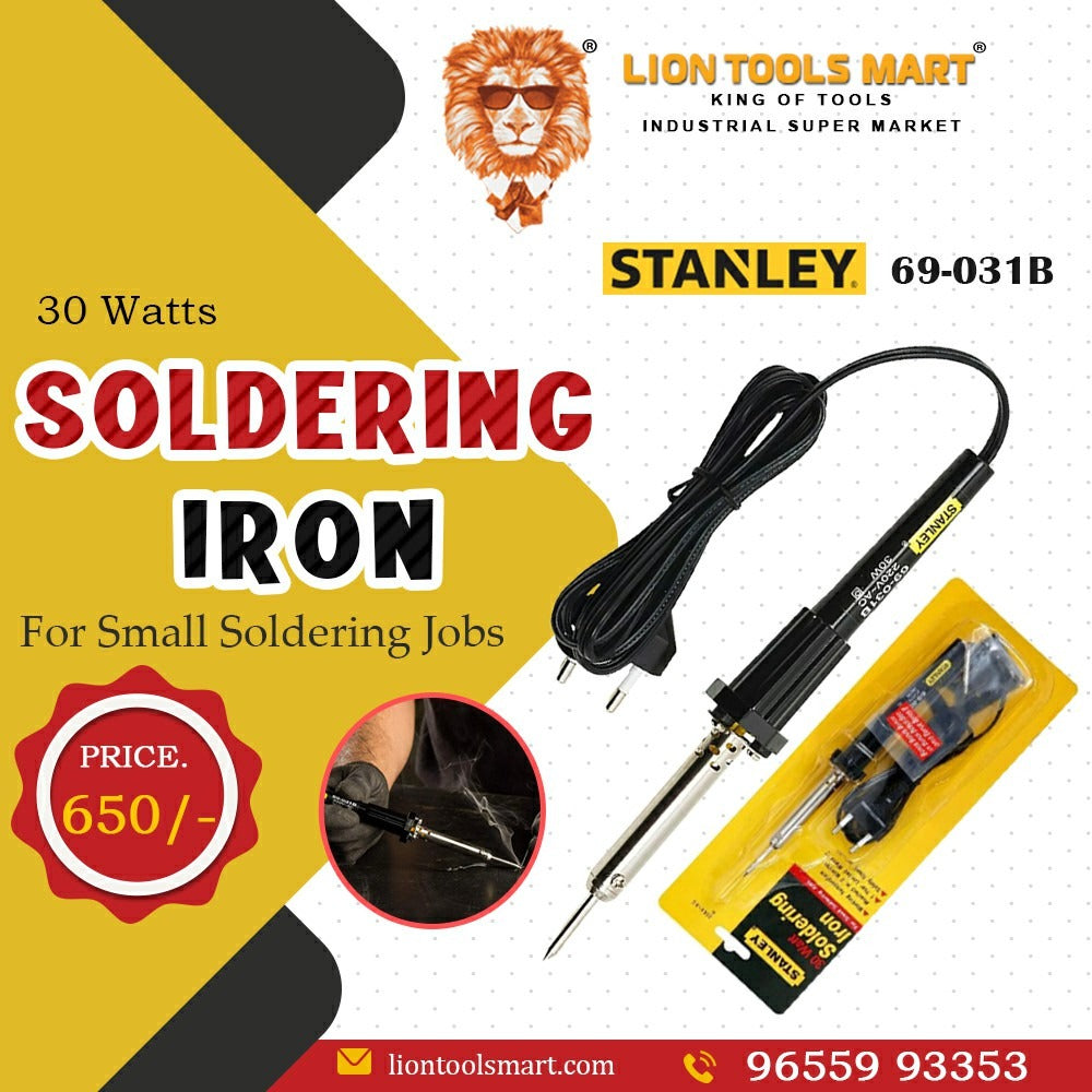 Buy Stanley 30 watts soldering iron 69-031B | Lion Tools Mart