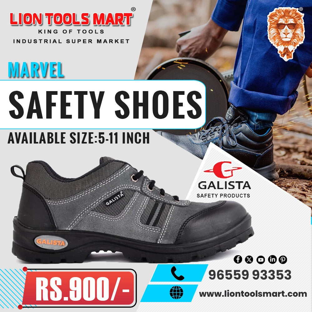 Step into Safety and Style: Galista Marvel Safety Shoes | Lion Tools Mart