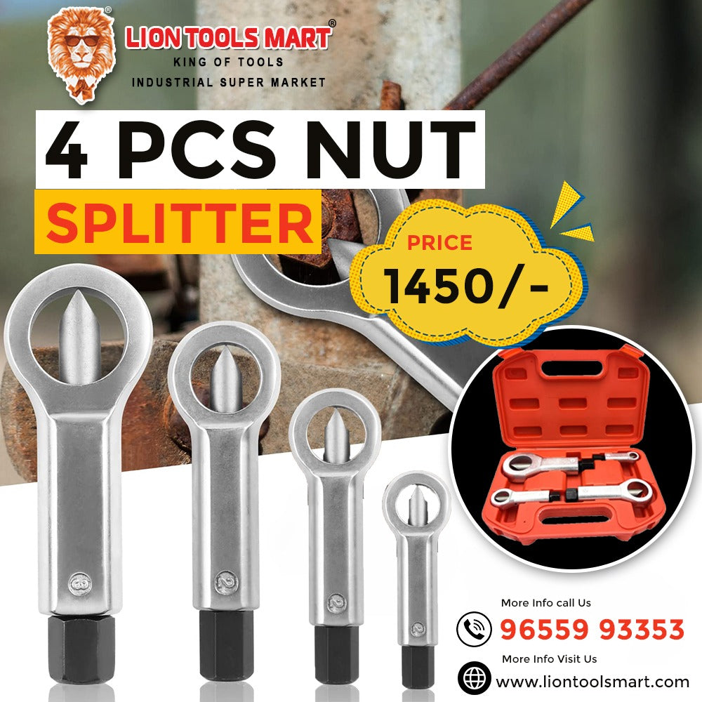 4 Pcs Nut Splitter: A Must-Have Tool for Efficient Nut Removal | Lion ...