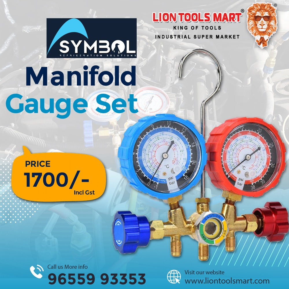 Symbol Manifold Gauge Set: Accurate HVAC System Diagnosis and Service ...