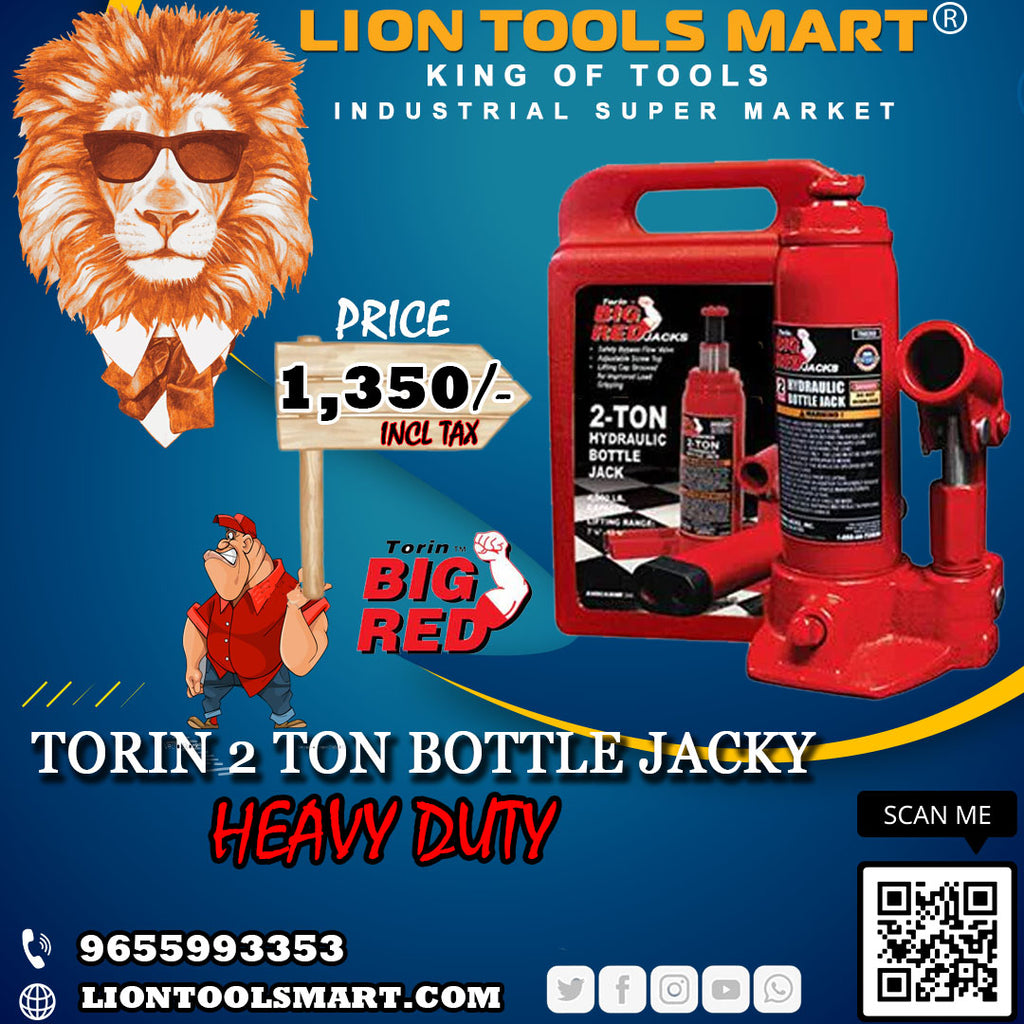 Torin Big Red 2 Ton Bottle Jacky | Lion Tools Mart