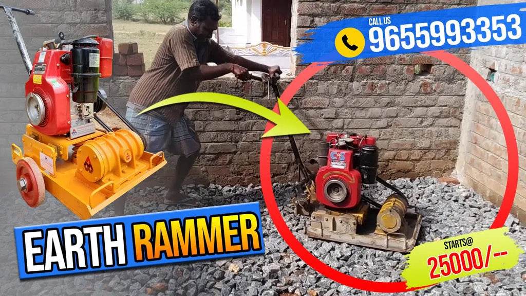 Manual Earth Rammer for Foundation & Roadworks | Lion Tools Mart