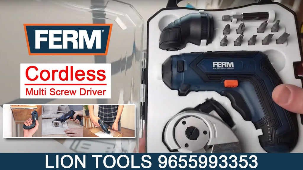Ferm Cordless Multifunction Screwdriver CDM1150 | Lion Tools Mart