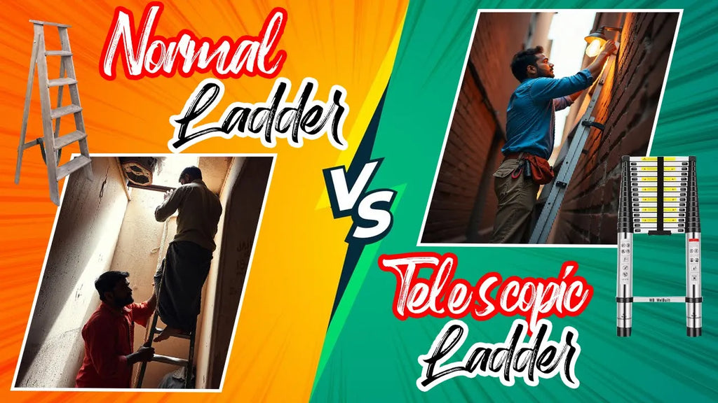Telescopic Ladder VS Normal Ladder | Lion Tools Mart