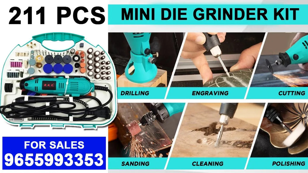 Buy Mini Die Grinding Kit -die grinder attachments at lion tools mart ...