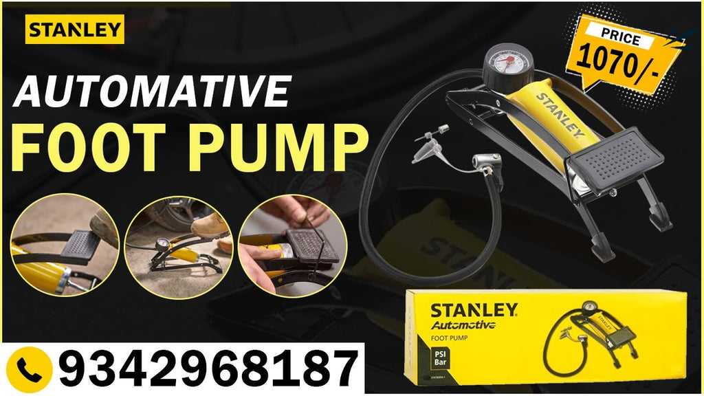 Buy Stanley Automative Foot Pump at liont tools mart | Lion Tools Mart