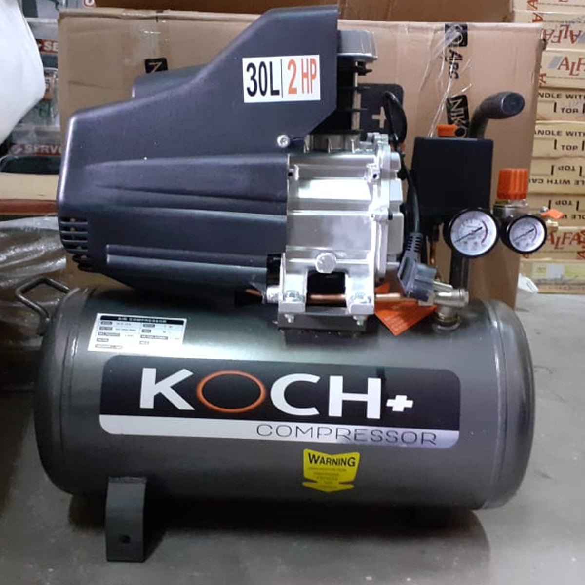 NIKO KOCH+ 30 LTR OIL COMPRESSOR WITH 2HP MOTOR | Lion Tools Mart