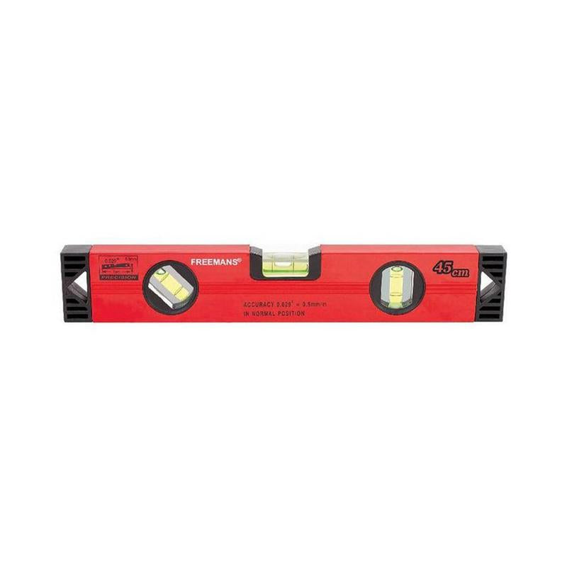 FREEMANS MAGNETIC SPIRIT LEVEL RED 1.5FT-Z 450MM 45CM- Buy Online ...