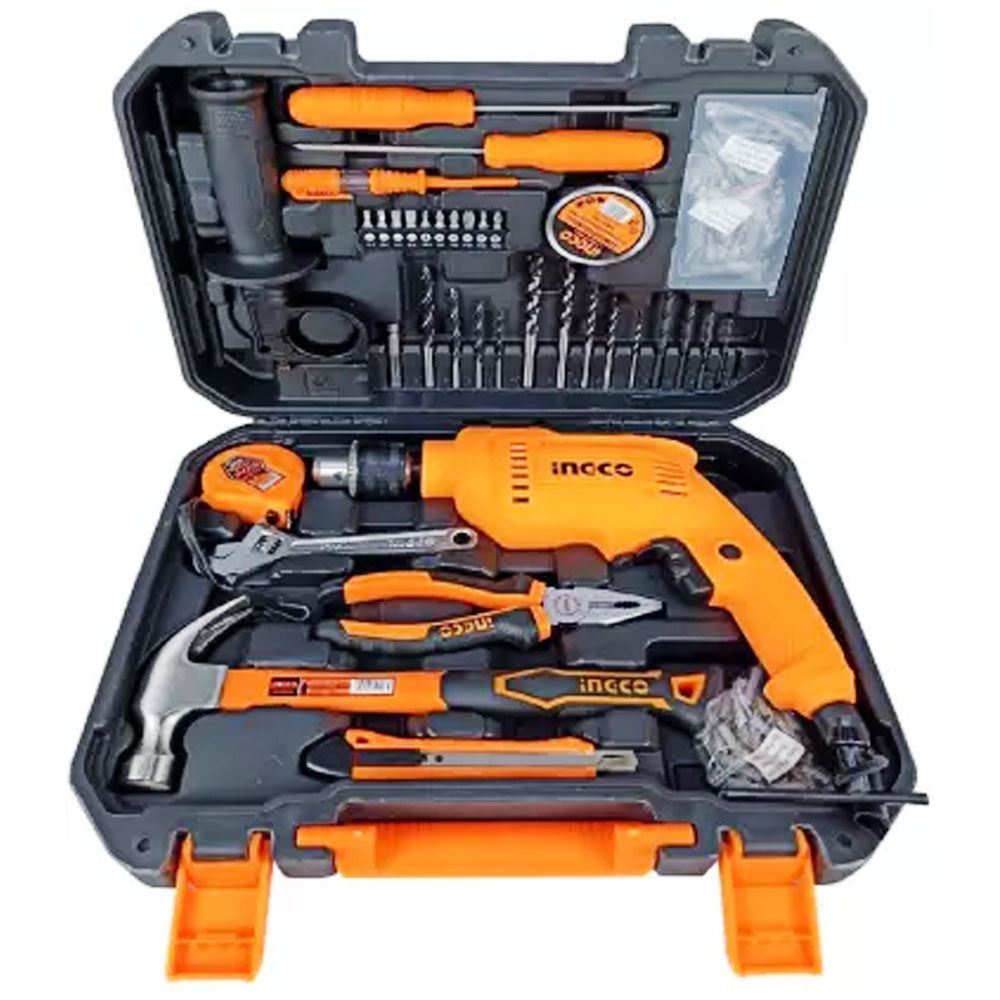 INGCO 115PCS TOOLS SET WITH IMPACT DRILL HKTHP11151 | Lion Tools Mart