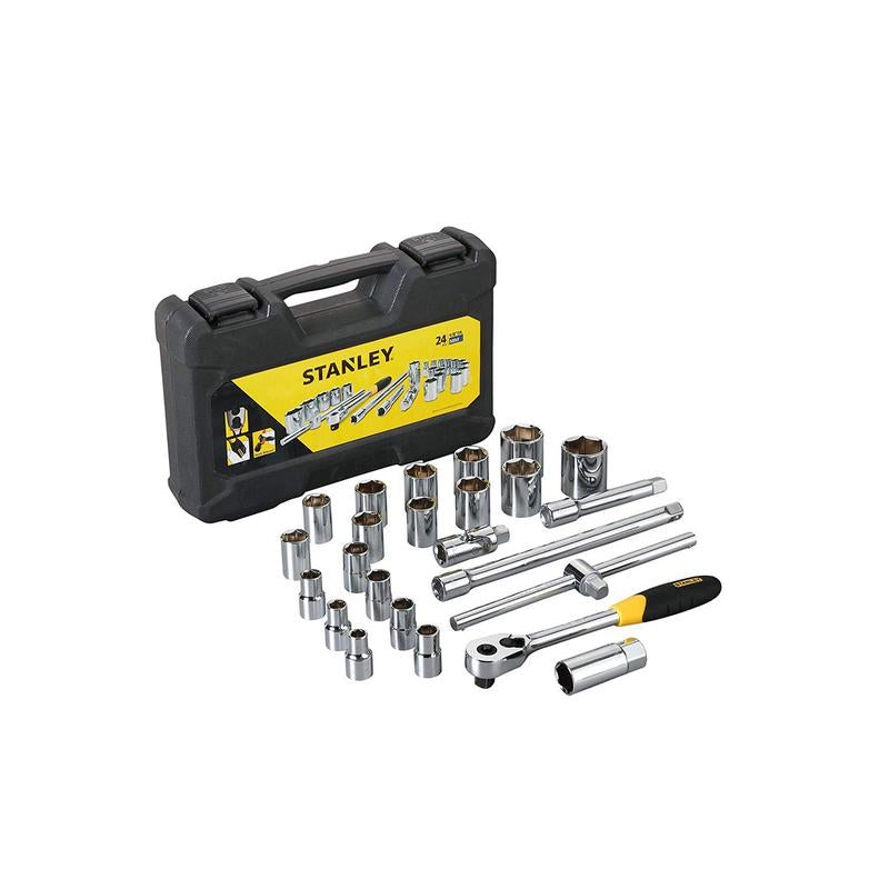 STANLEY 1/2 INCH SQ.DRIVE 24PCS SOCKET SET STMT72795-8-12 - Buy Online ...