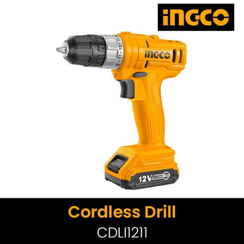 INGCO LI-ION CORDLESS DRILL CDLI1211 | Lion Tools Mart