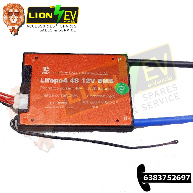 BUY LION EV LIFEPO4 (LFP) 4S 12V-40A BMS | BEST PRICE | Lion Tools Mart