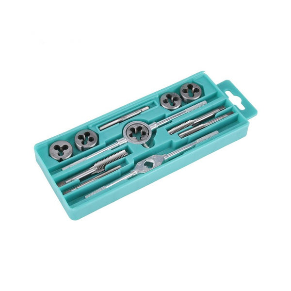 Metro Tap and Die 12 Pcs Set Heavy Duty Threading Tool Kit for Metal ...