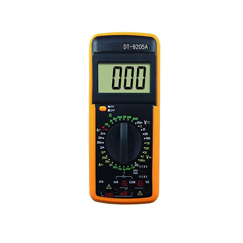 MULTIMETER HEAVY DT-9205A METRO | Buy Online | Lion Tools Mart